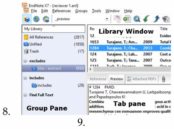 Reviewing retrieved references for inclusion in systematic reviews using EndNote